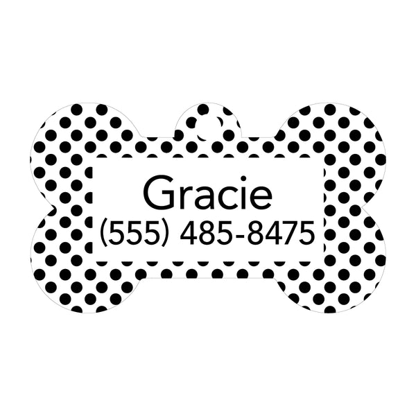 dog bone tag template